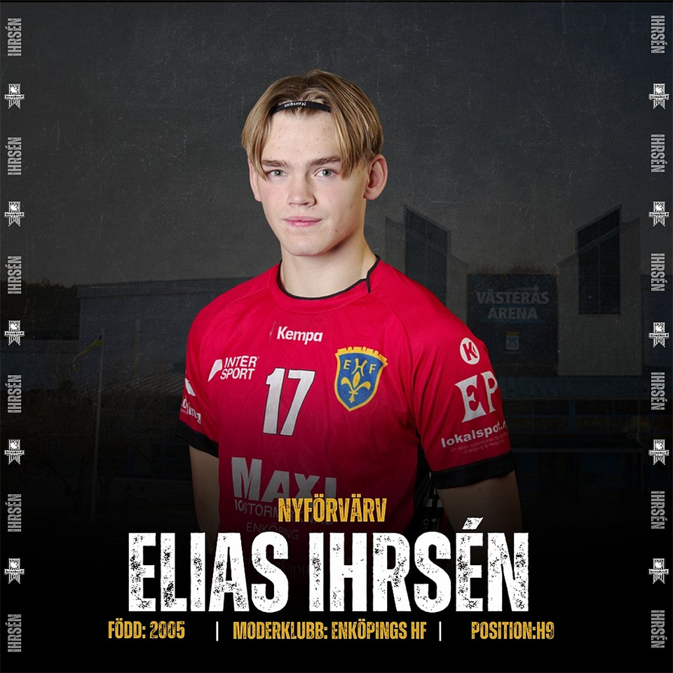 Tack för allt och Lycka till Elias! | Enköpings HF Herr
